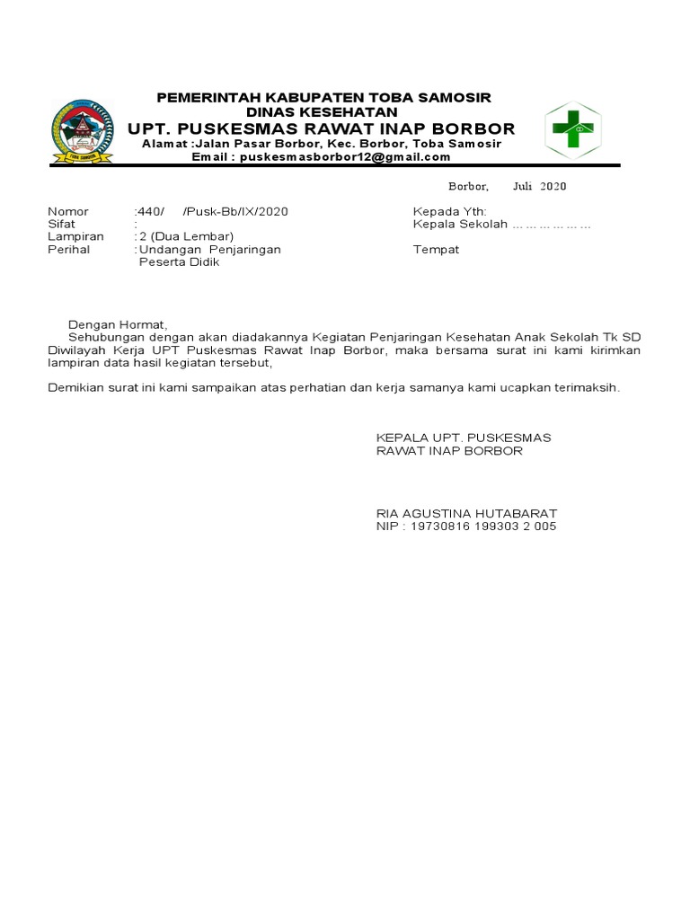 Undangan Penjaringan Timbal Balik | PDF