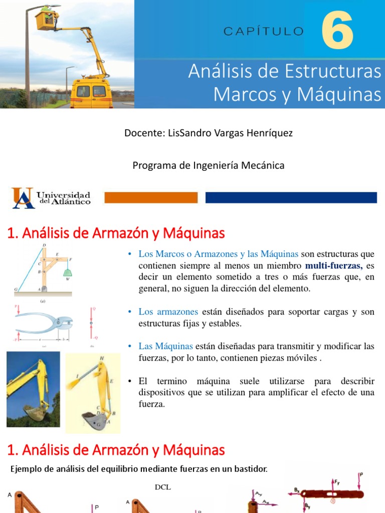 6. Análisis de Estructuras - Marcos y Máquinas.pdf | PDF
