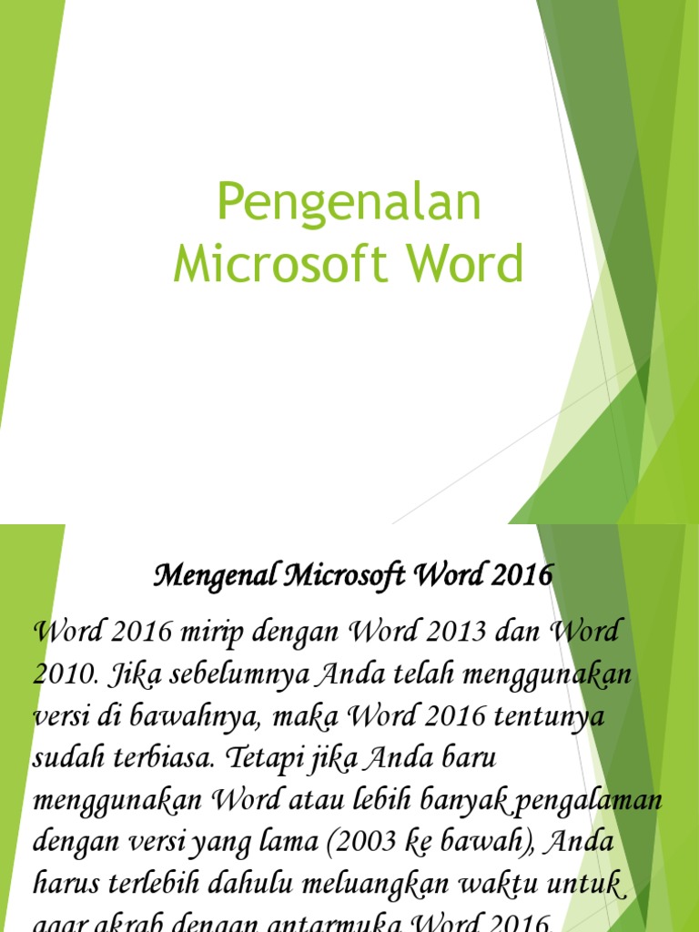 Modul - 6 - Pengenalan Microsoft Word - Dasar | PDF