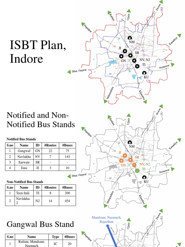 ISBT Indore Bus Services Overview | PDF | Public Transport | Transport