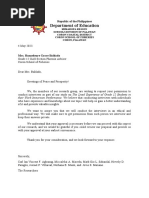 Letter. Feeding Program | PDF