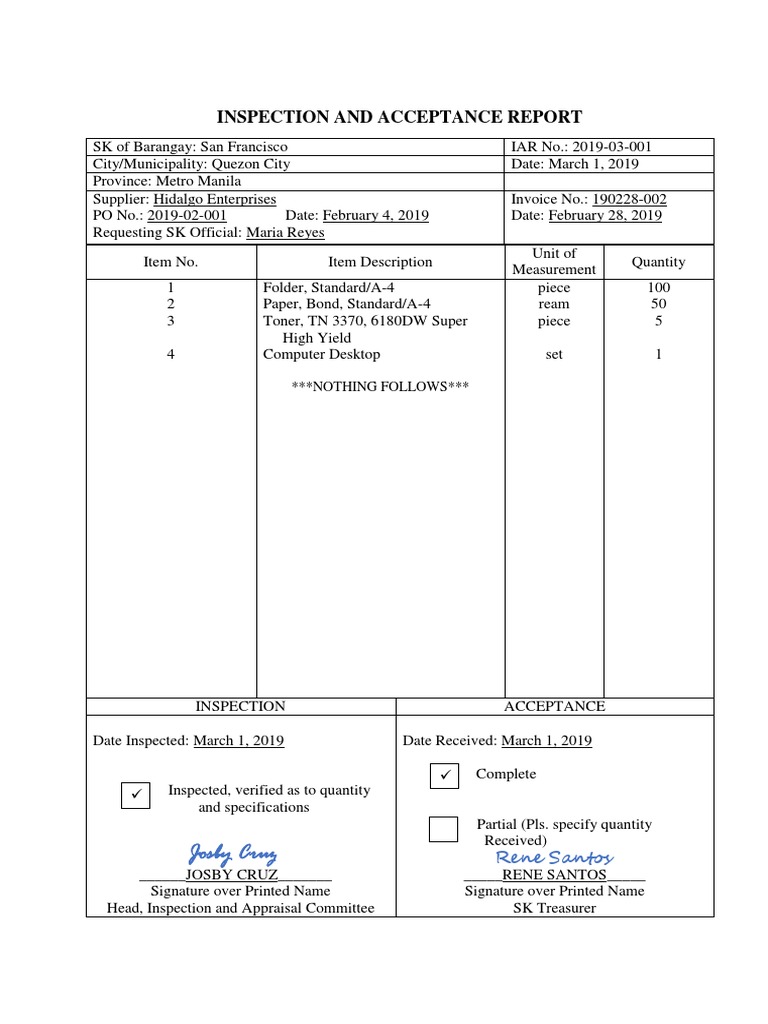 IAR (Suggested Solution) PDF | PDF