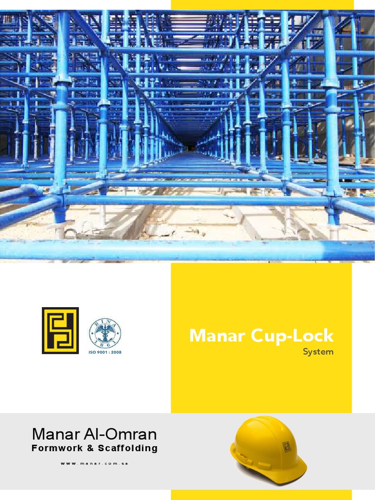 Manar AlOmran - Manar Al Omran Cup Lock System PDF | PDF | Scaffolding | Beam (Structure)