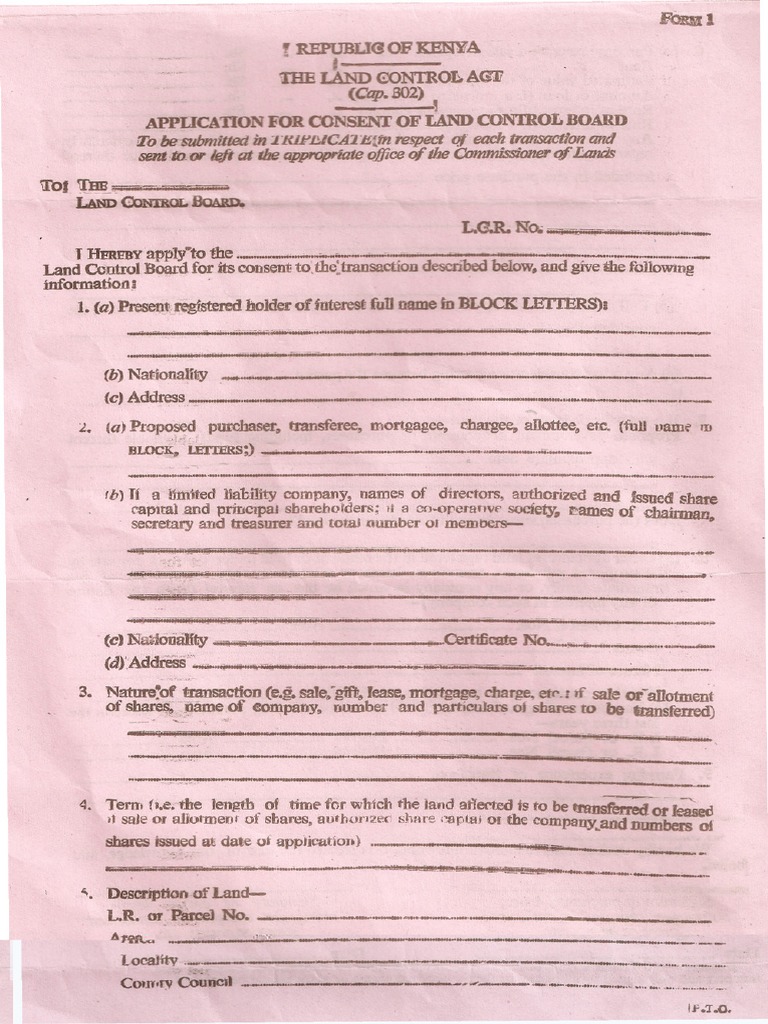 Application For Consent LCB | PDF