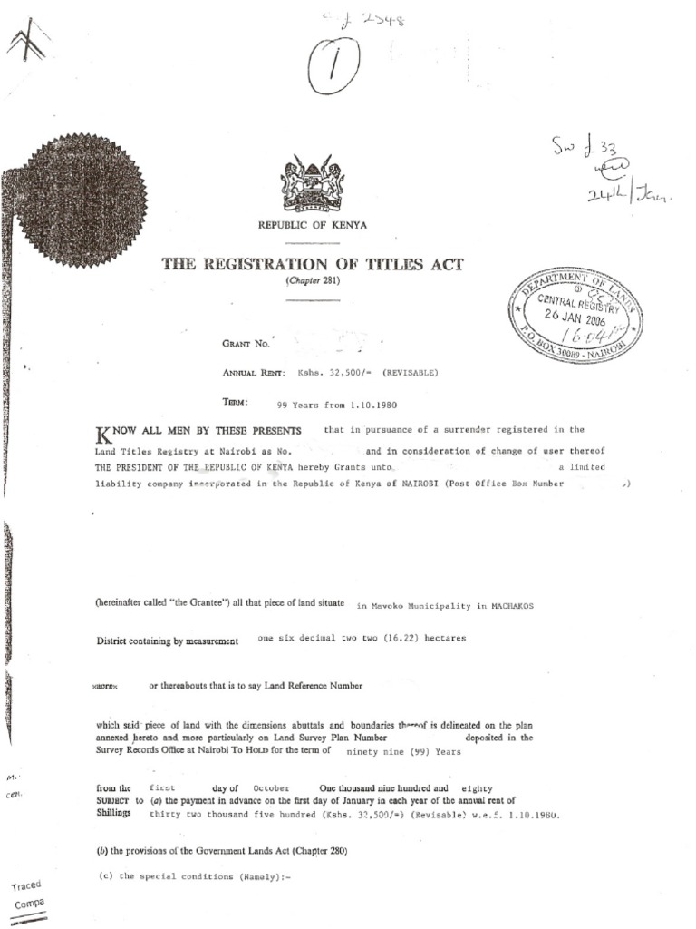 Certified RTA Title | PDF