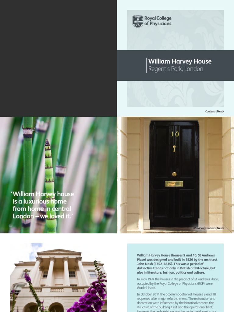 William Harvey House Accommodation Guide | PDF