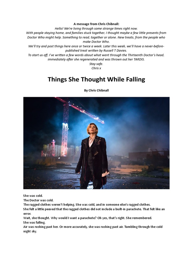 Things She Thought While Falling | PDF