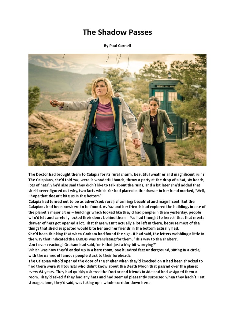 The Shadow Passes | PDF