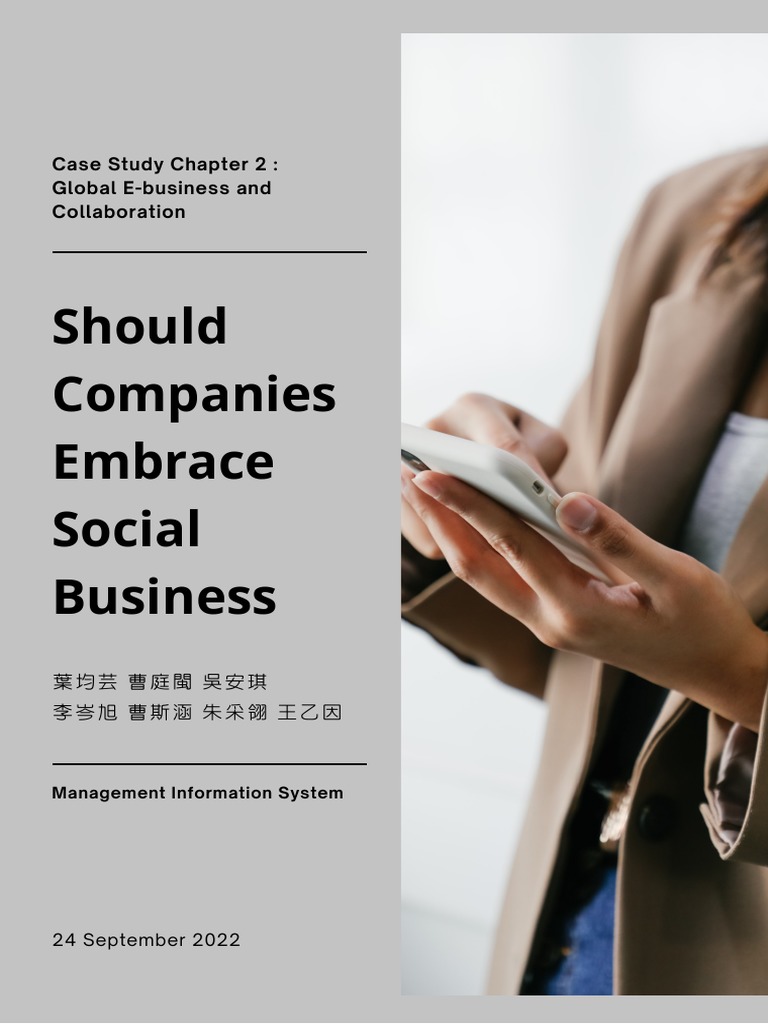 MIS CASE STUDY CH2 報告 | PDF