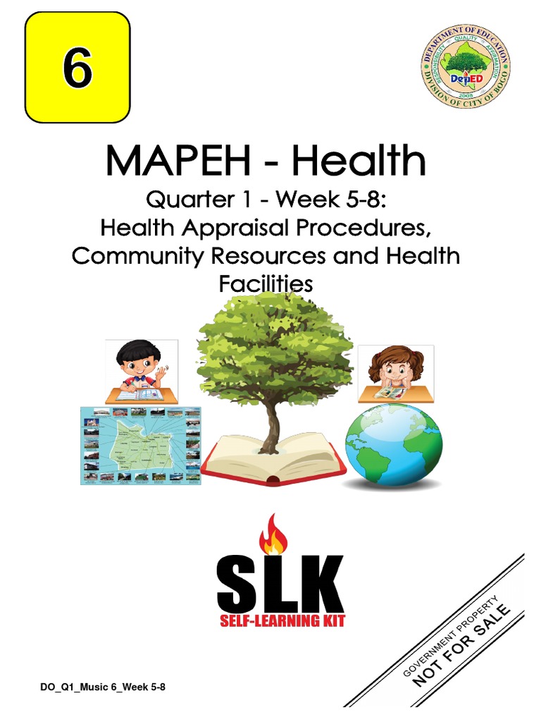 Health 6 Q1 WK5-8 HealthAppraisalProcedures ...