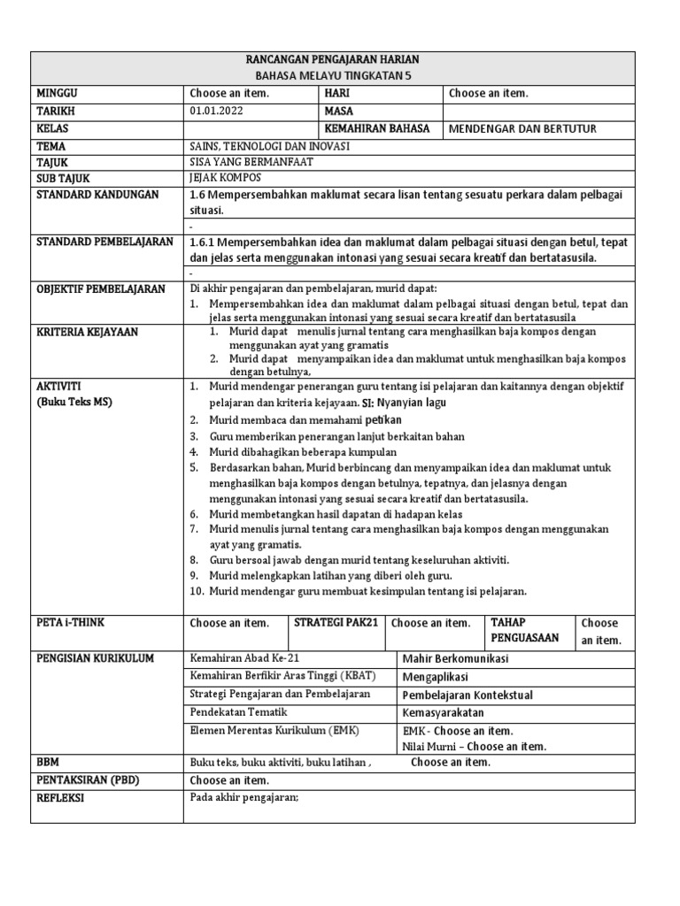 Tema 6 Sains, Teknologi Dan Inovasi | PDF