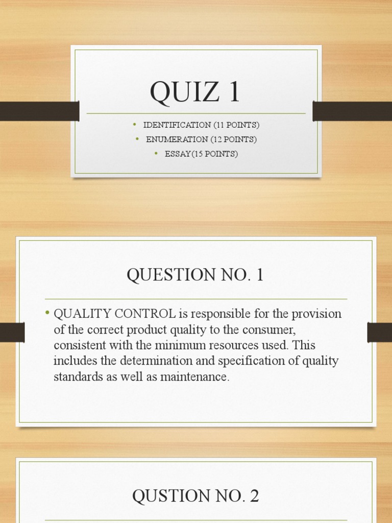 QUIZ 1 BME1 Fin | PDF