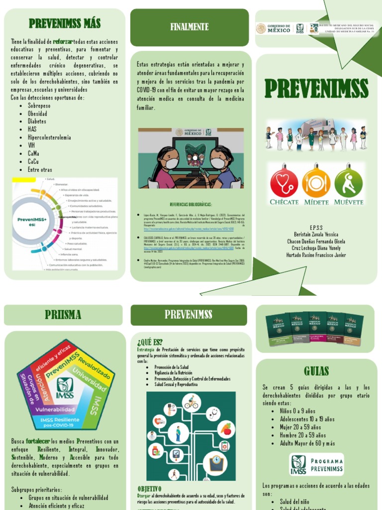PrevenImss - Triptico 20-02-2023 PDF | PDF