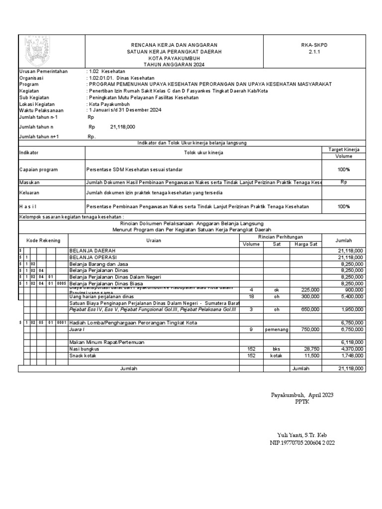RKA 2024 Nakes Teladan | PDF