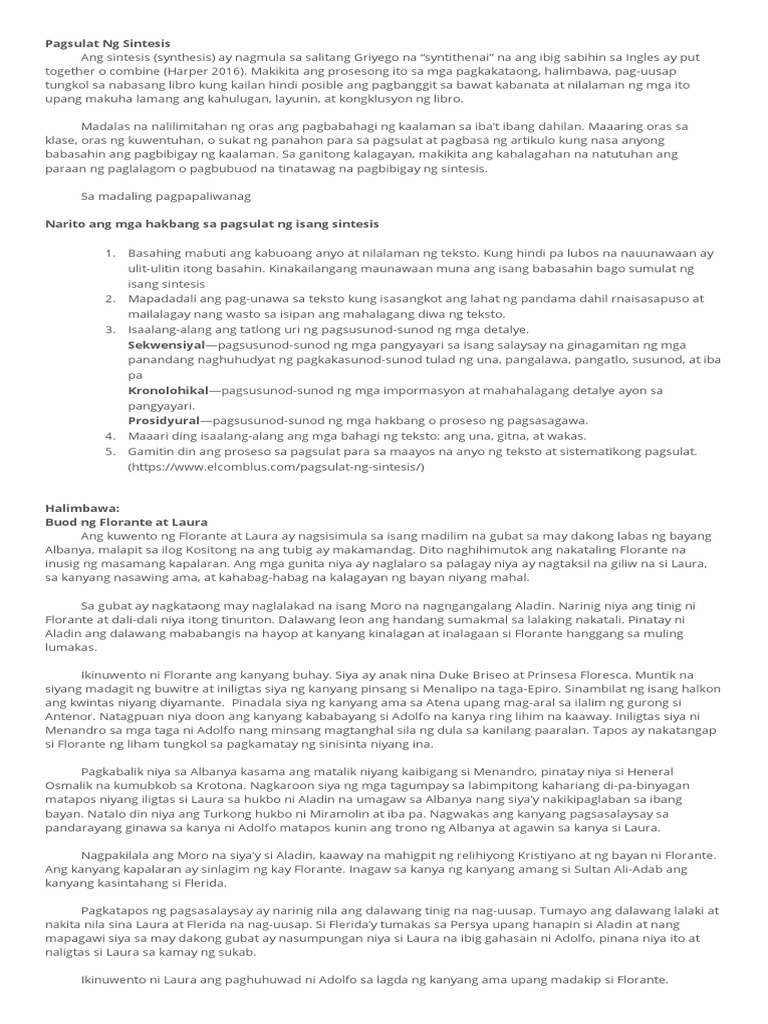 Fil 3 Lessons For Grade 12 SHS | PDF