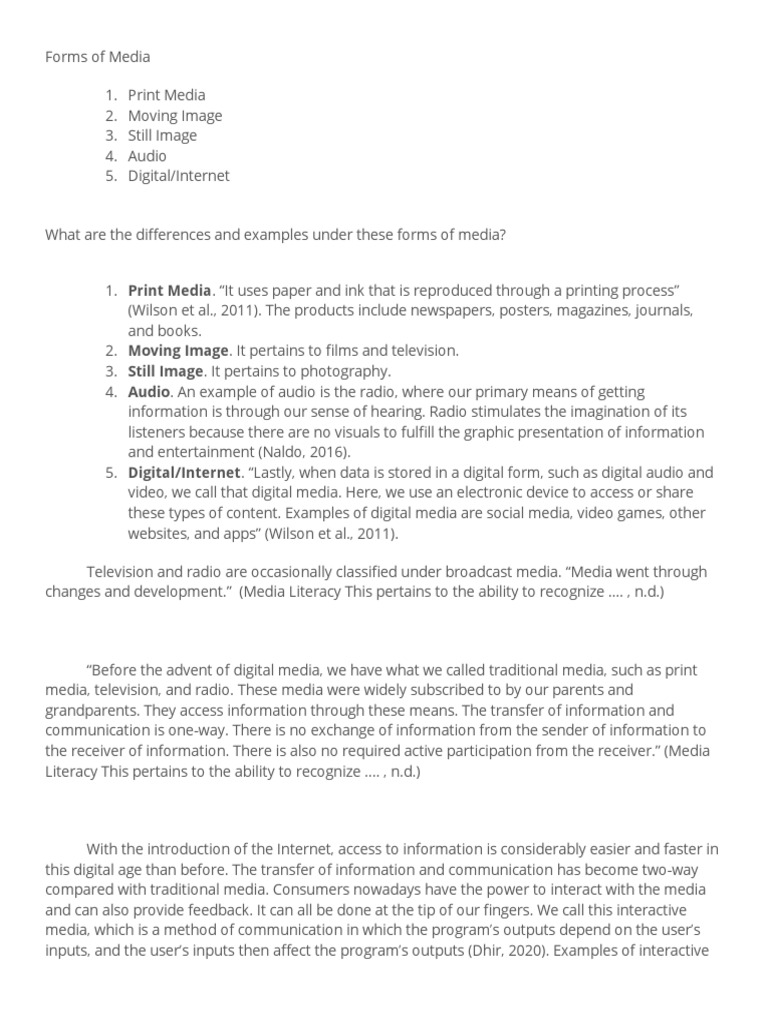 2ND Sem Media Information Literacy For Grade 12 SHS | PDF | Mass Media | Media (Communication)