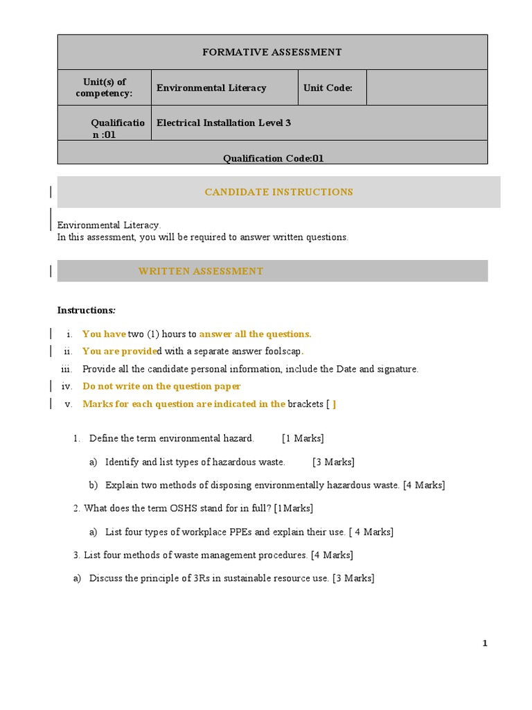 Geofrey CBET EXAM | PDF
