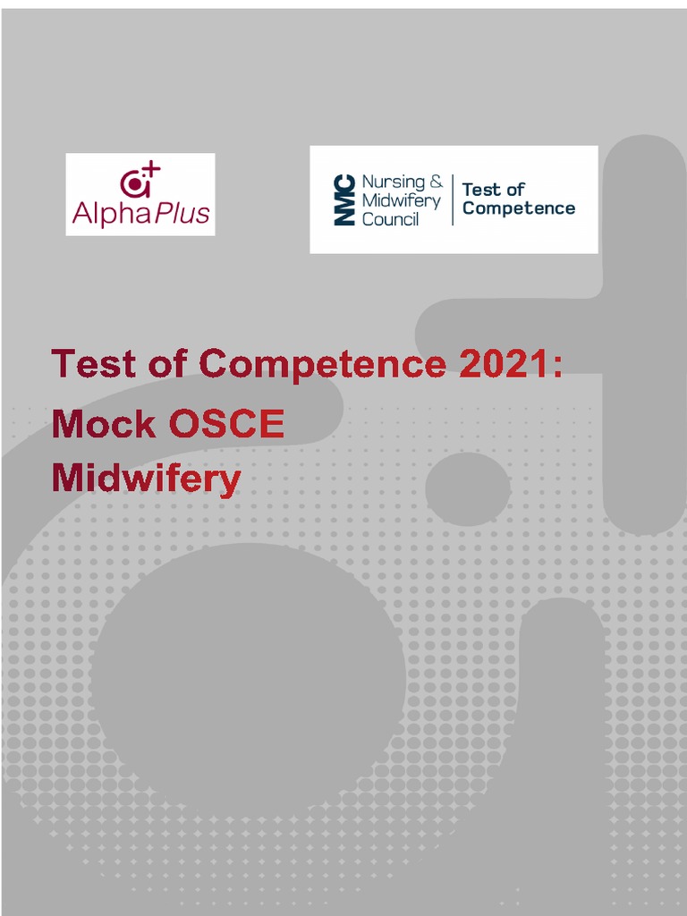 Mock Osce Midwifery Toc 2021 v2 4 PDF | PDF
