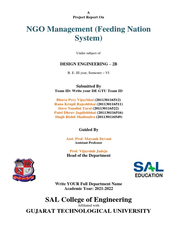 DE - 2B - GRP - 5 - Project Report PDF | PDF DE - 2B - GRP - 5 - Project Report PDF | PDF
