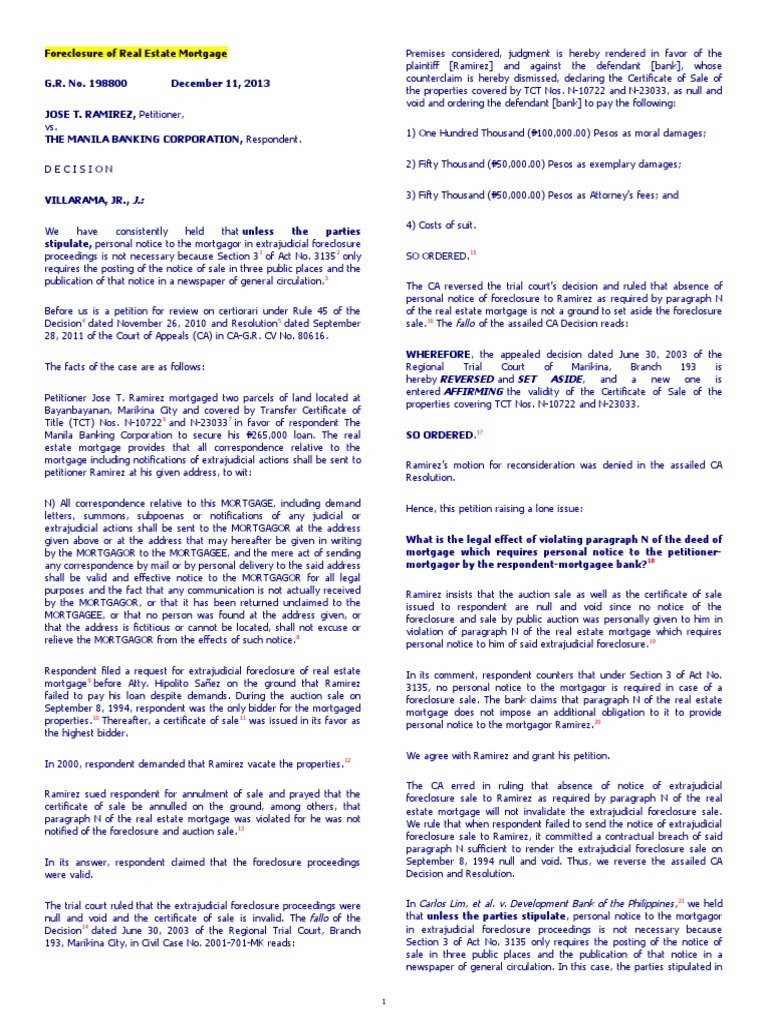 Foreclosure | PDF | Foreclosure | Mortgage Law