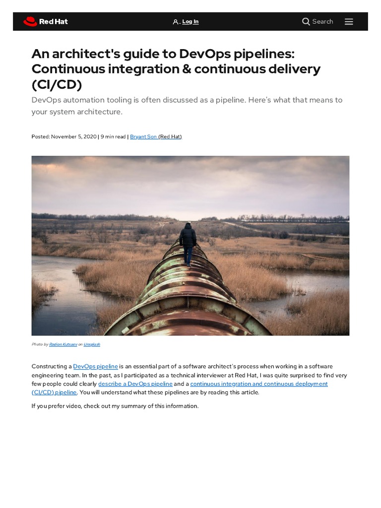 An Architect's Guide To DevOps Pipelines - Continuous Integration ...