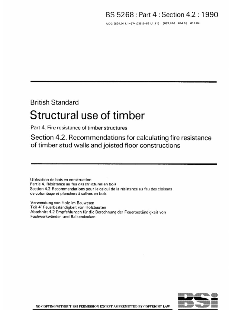 BS 5268 - 4.2 Structural use of Timber.pdf | PDF