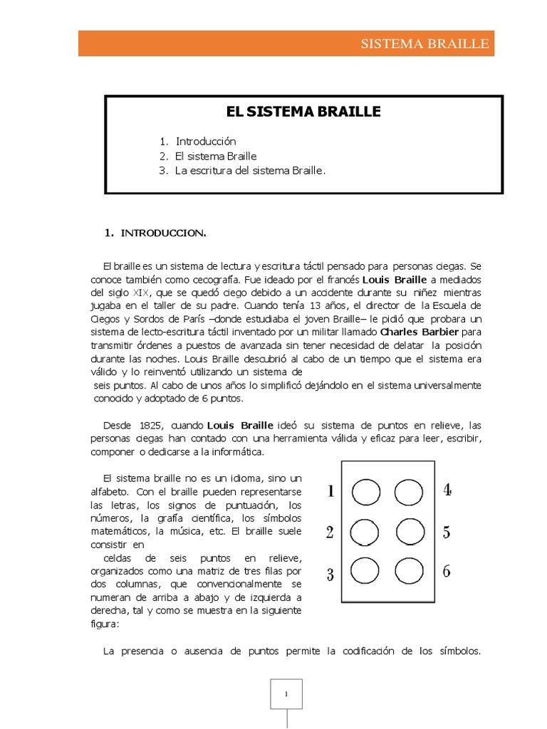 Sistema Braille | PDF