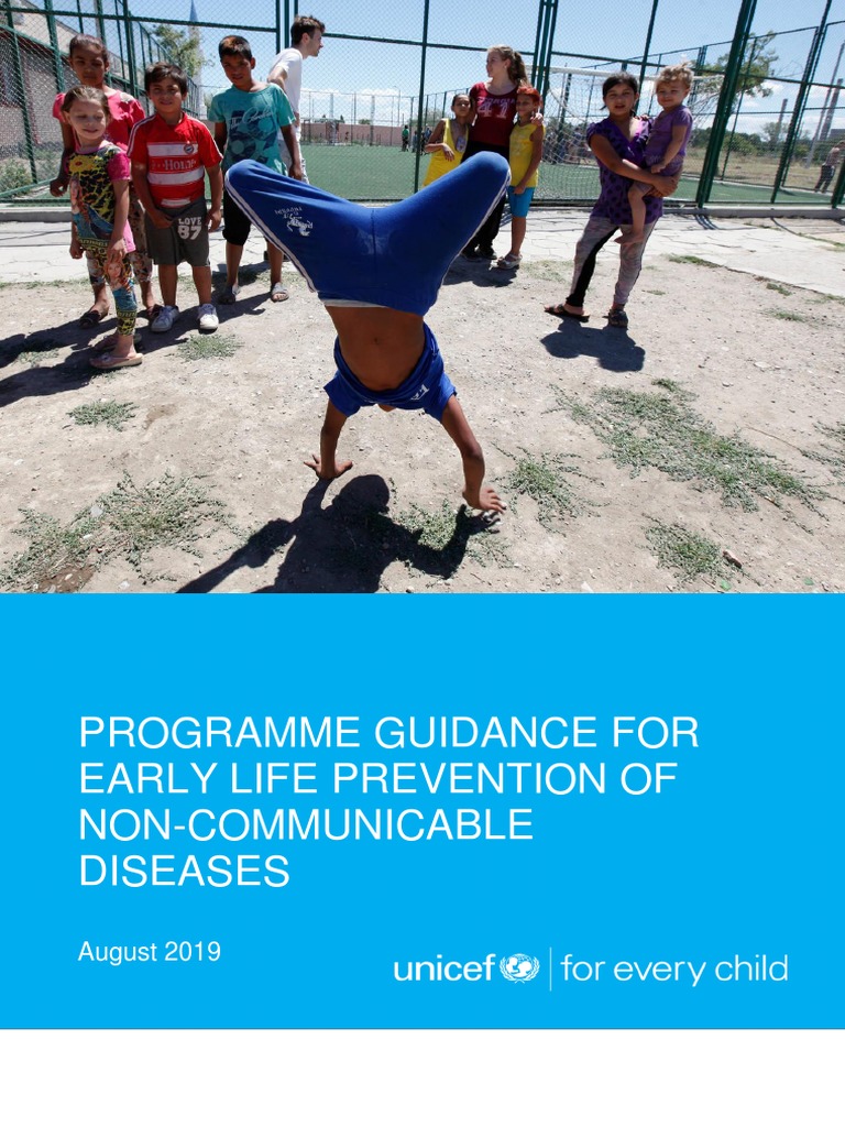 UNICEF Programme Guidance For Early-Life Prevention of Non-Communicable ...
