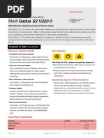Shell Gadus S3 V220C 2 - TDS | PDF | Materials