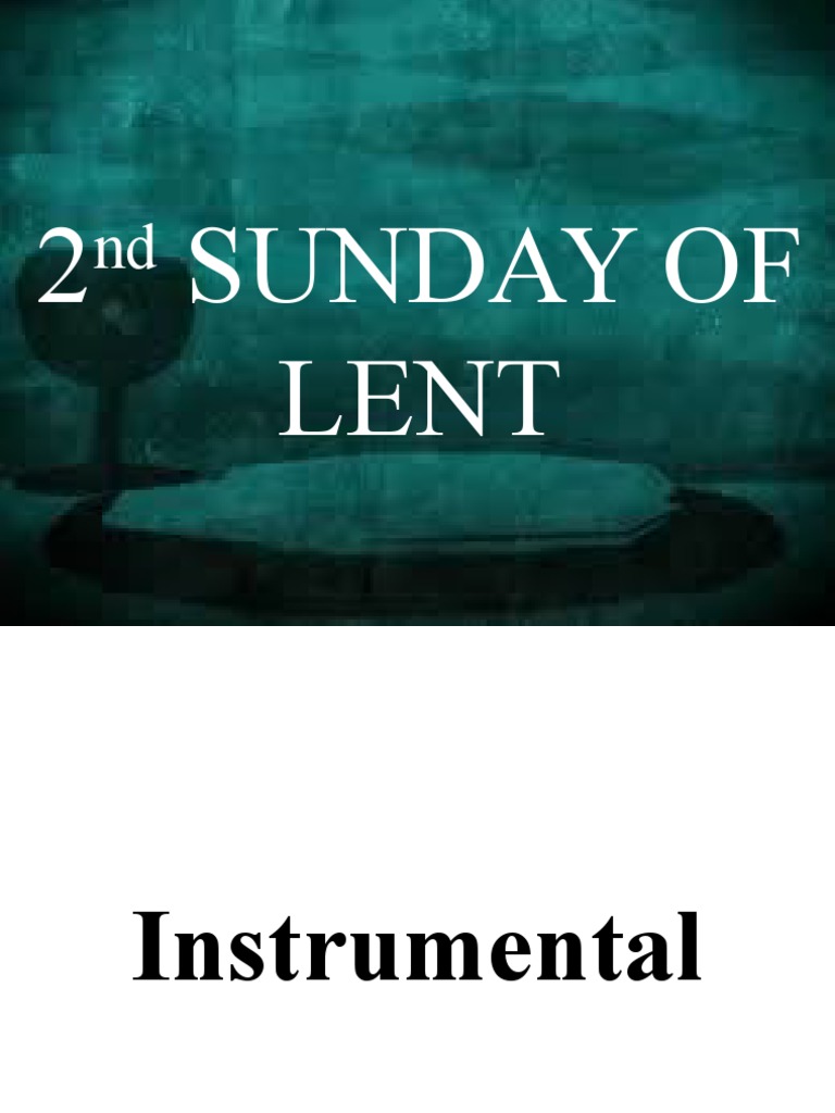 2nd Sunday of Lent | PDF