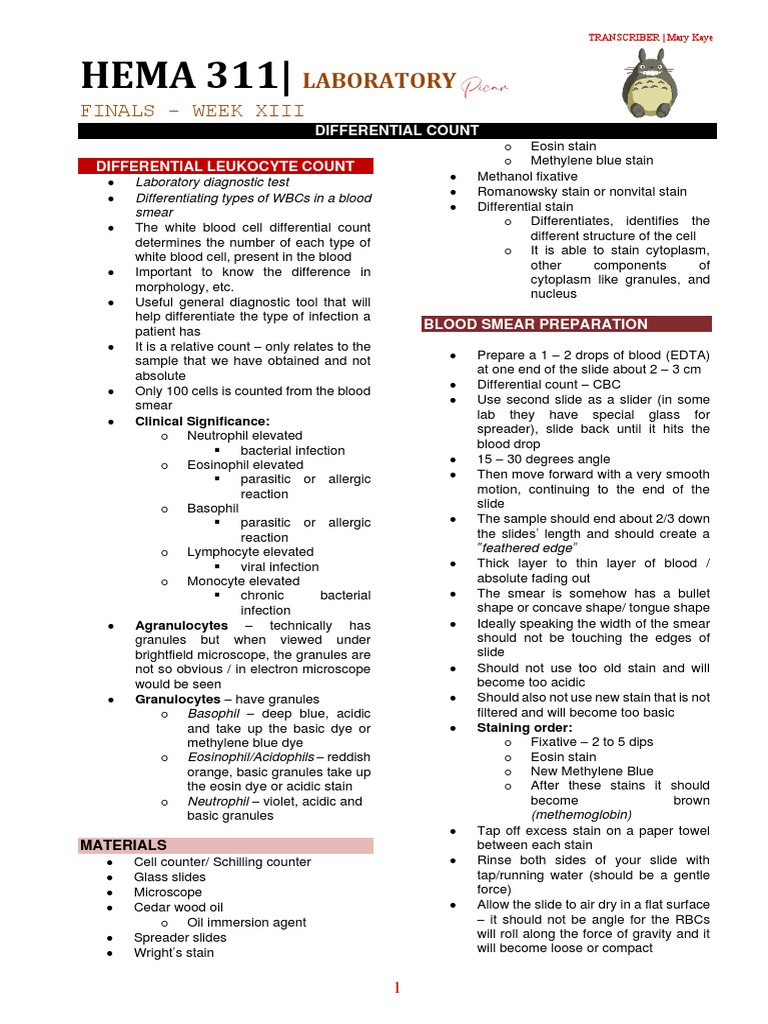 DIFFERENTIAL-COUNT | PDF