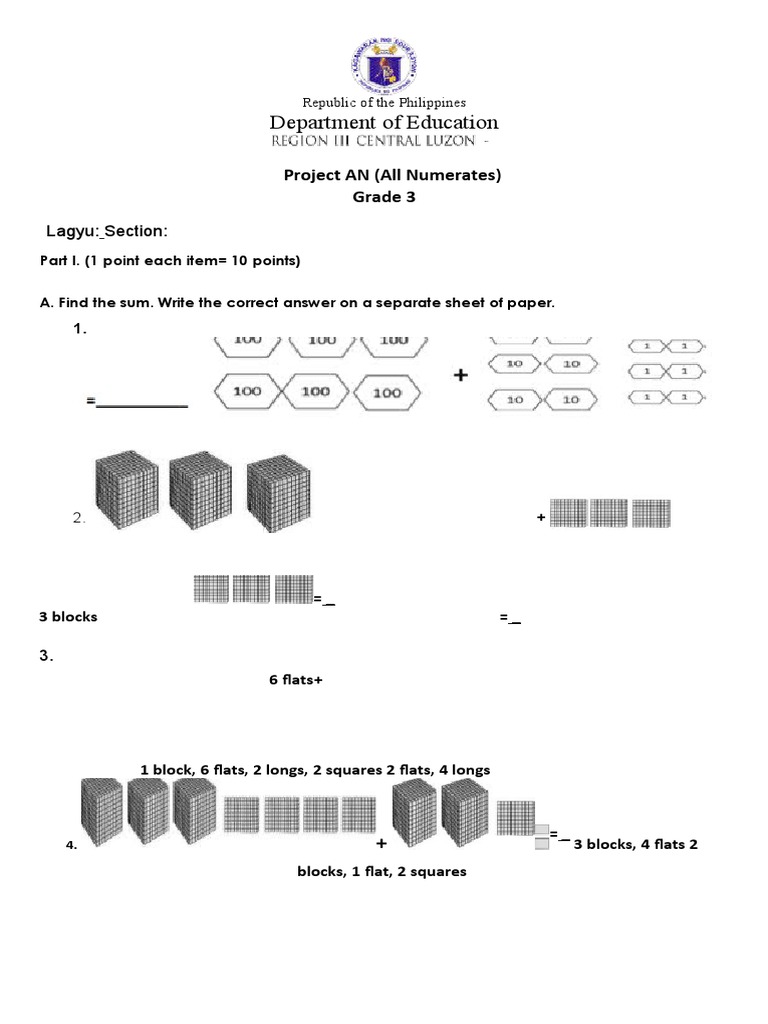 Grade 3 Mathematics Assessment Guide | PDF
