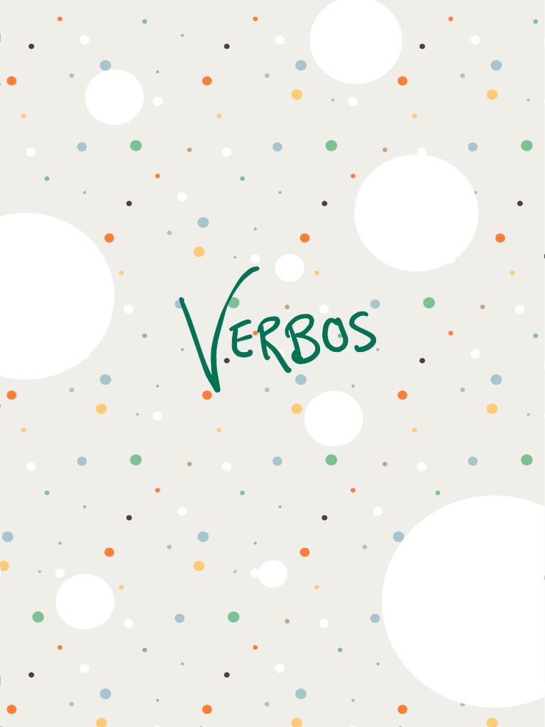 Verbos Pdf Pdf Mecánica Del Lenguaje Morfología