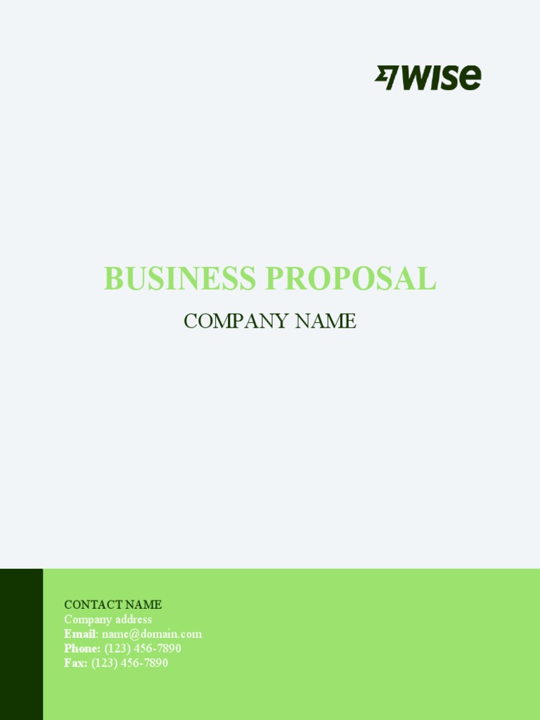 Business Proposal Template Guide | PDF