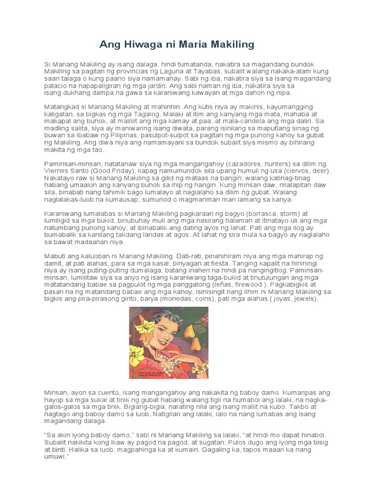 Ang-Hiwaga-ni-Maria-Makiling.docx | PDF