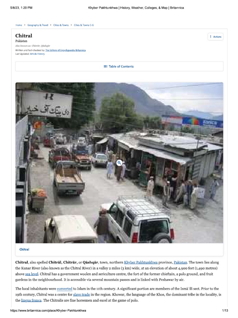 Chitral Pakistan | PDF