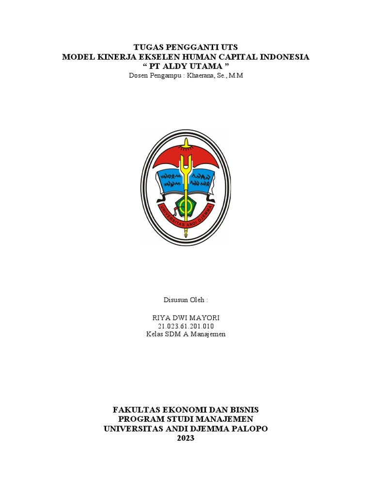 Tugas Penganti UTS SDM RIYA | PDF