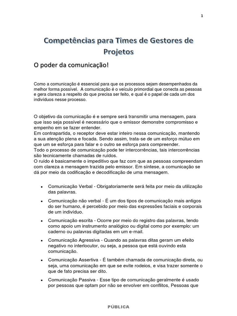 Modulo 2 Gestão De Projetos Pdf Pdf