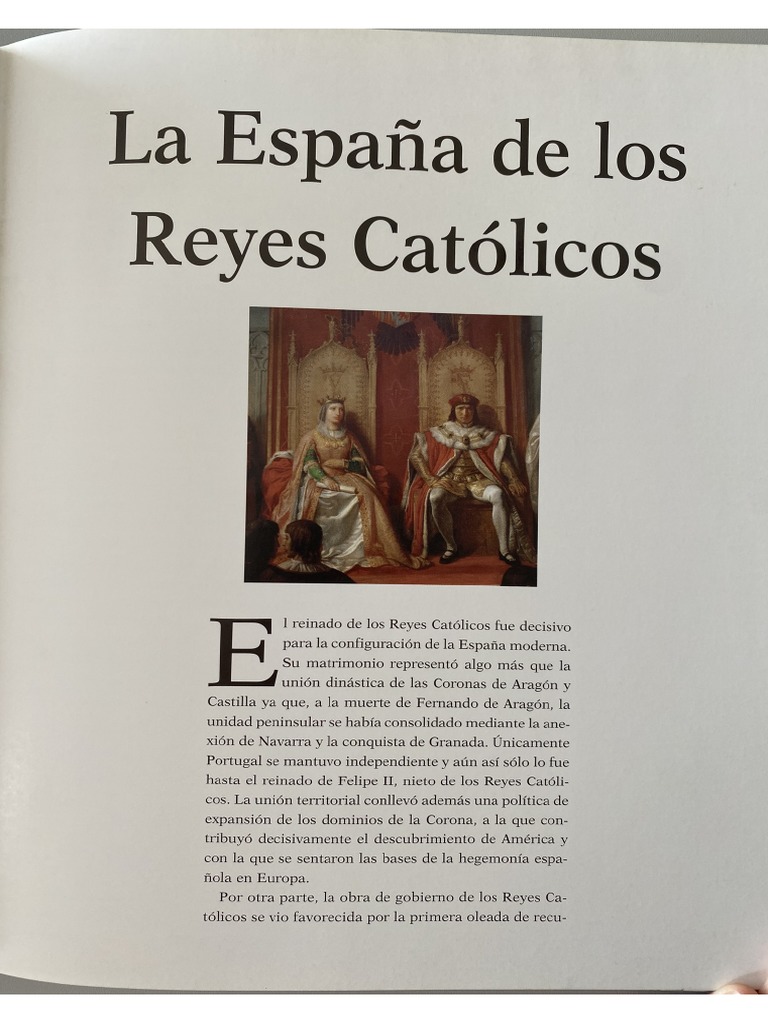La Espana de Los Reyes Catolicos PDF | PDF