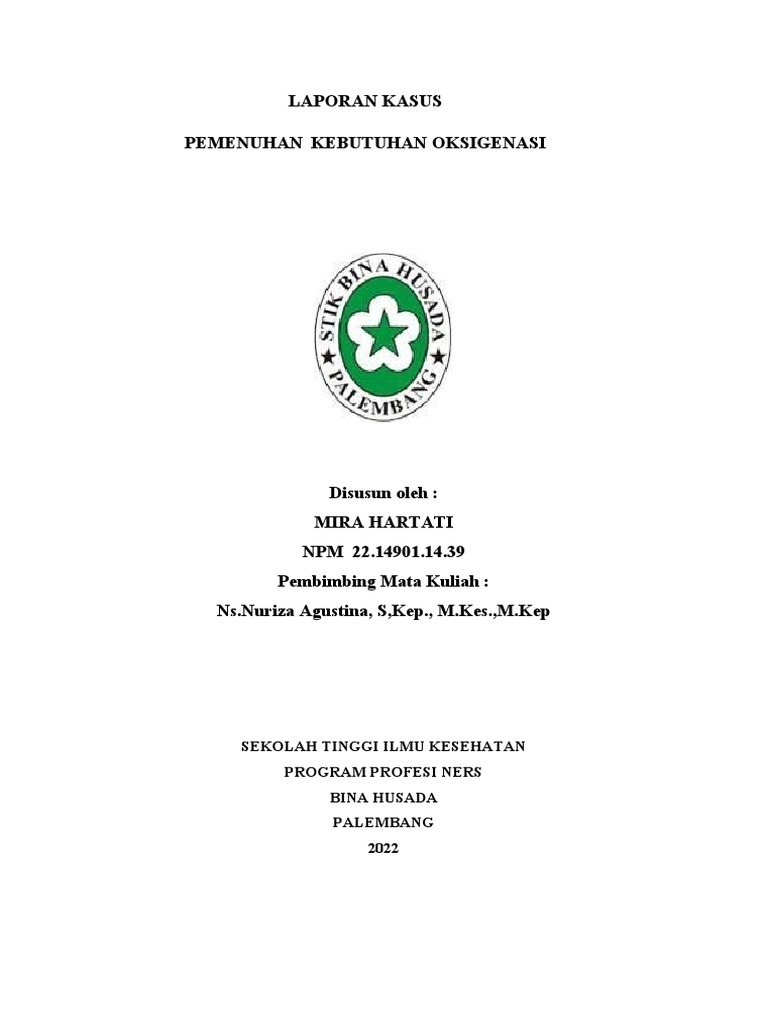 LK Oksigenasi KDP Minggu 1 | PDF