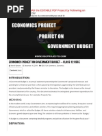 Government Budget and Its Components | PDF | Government Budget Balance ...