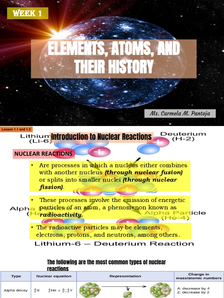 Evolution of Atomic Theory and Elements | PDF | Chemical Elements | Atoms