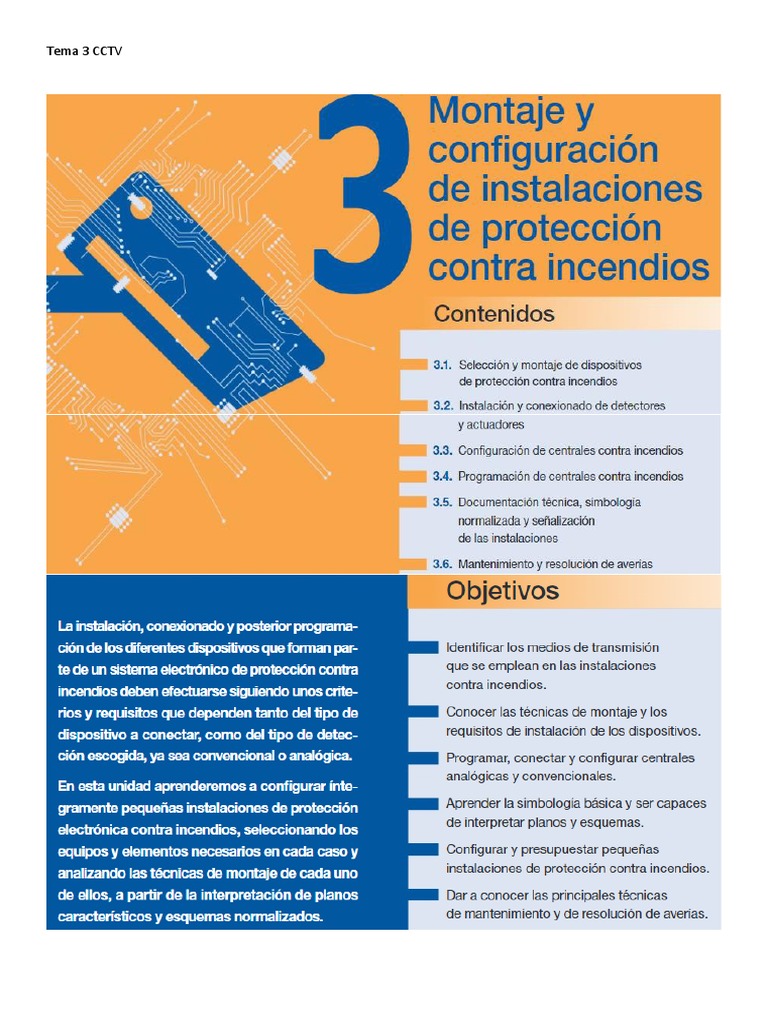 Tema 3 Montaje Protec. Contra Incendios | PDF