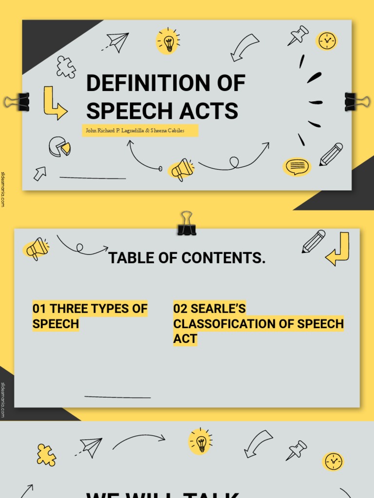 Searle's Classification of Speech Acts | PDF