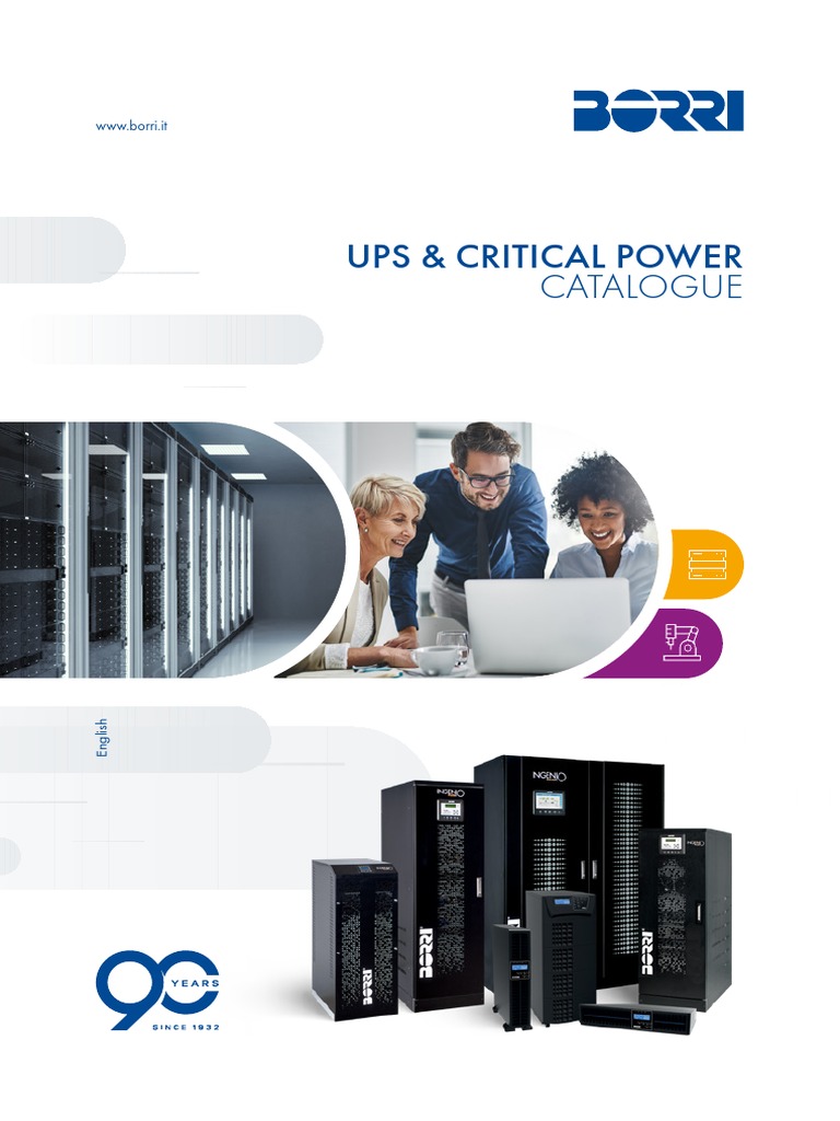 Borri UPS & Critical Power Catalogue | PDF | Programmable Logic Controller | Data Center
