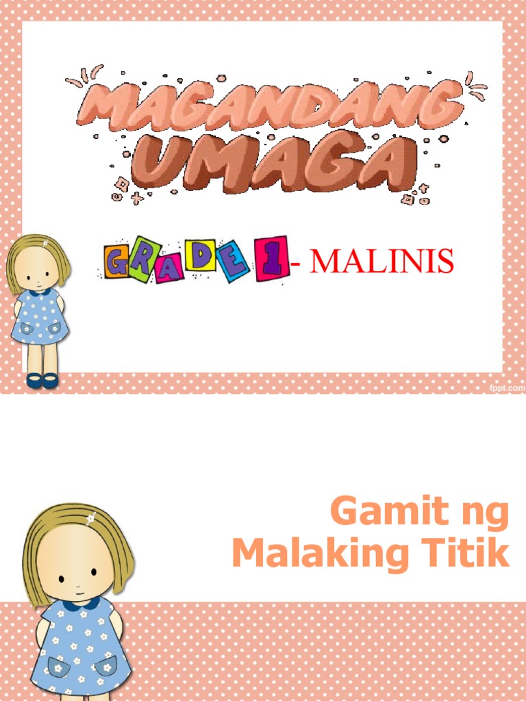 GRADE 1 FILIPINO 1.. 01-19-23.ppt | PDF