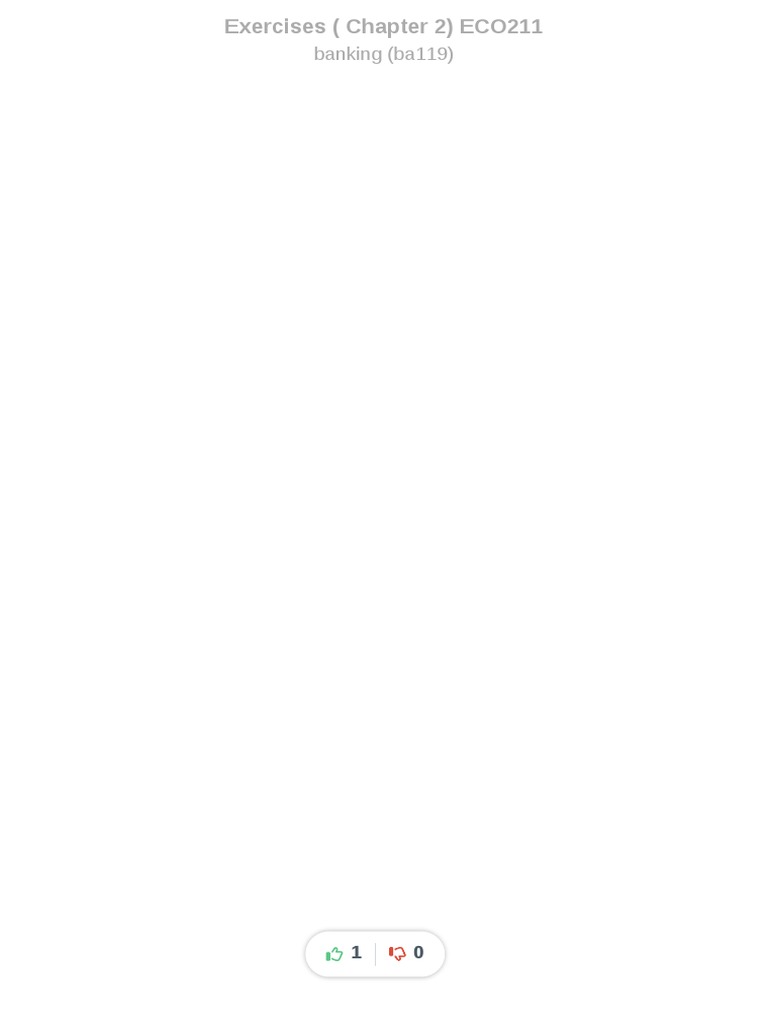 Exercises Chapter 2 Eco211 - Compress PDF | PDF