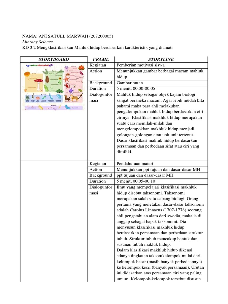 STORYBOARD Marwah | PDF