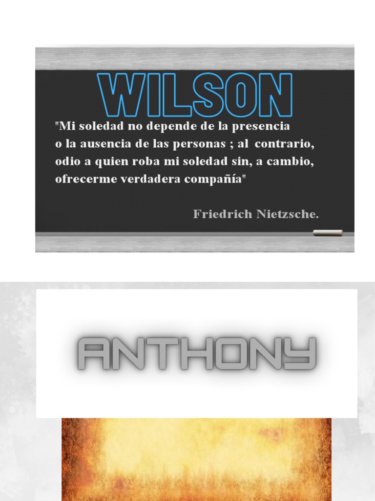 Wilson | PDF
