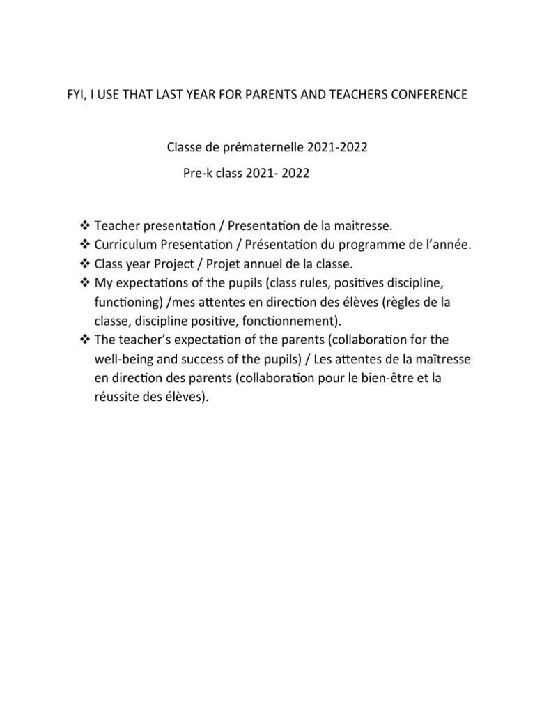 Pre-K Curriculum Overview 2021-2022 | PDF